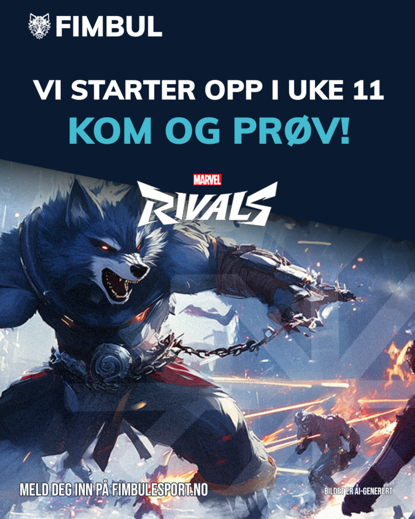 Fimbul e-sport lanserer Marvel Rivals-parti // Velkommen!